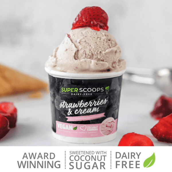 SUPER SCOOPS Philippines - Strawberries & Cream - The Superfood Grocer Philippines