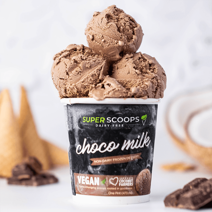 SUPER SCOOPS Choco Milk - Vegan Ice Cream Philippines - The Superfood ...